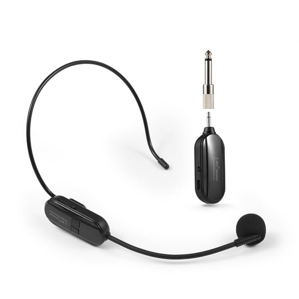 Micrófono Inalámbrico 2.4G con Receptor, Amplificador de Voz ...