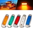 12 LED Truck Trailer Light Front Rear Side Clearance Indicator Lamp ...
