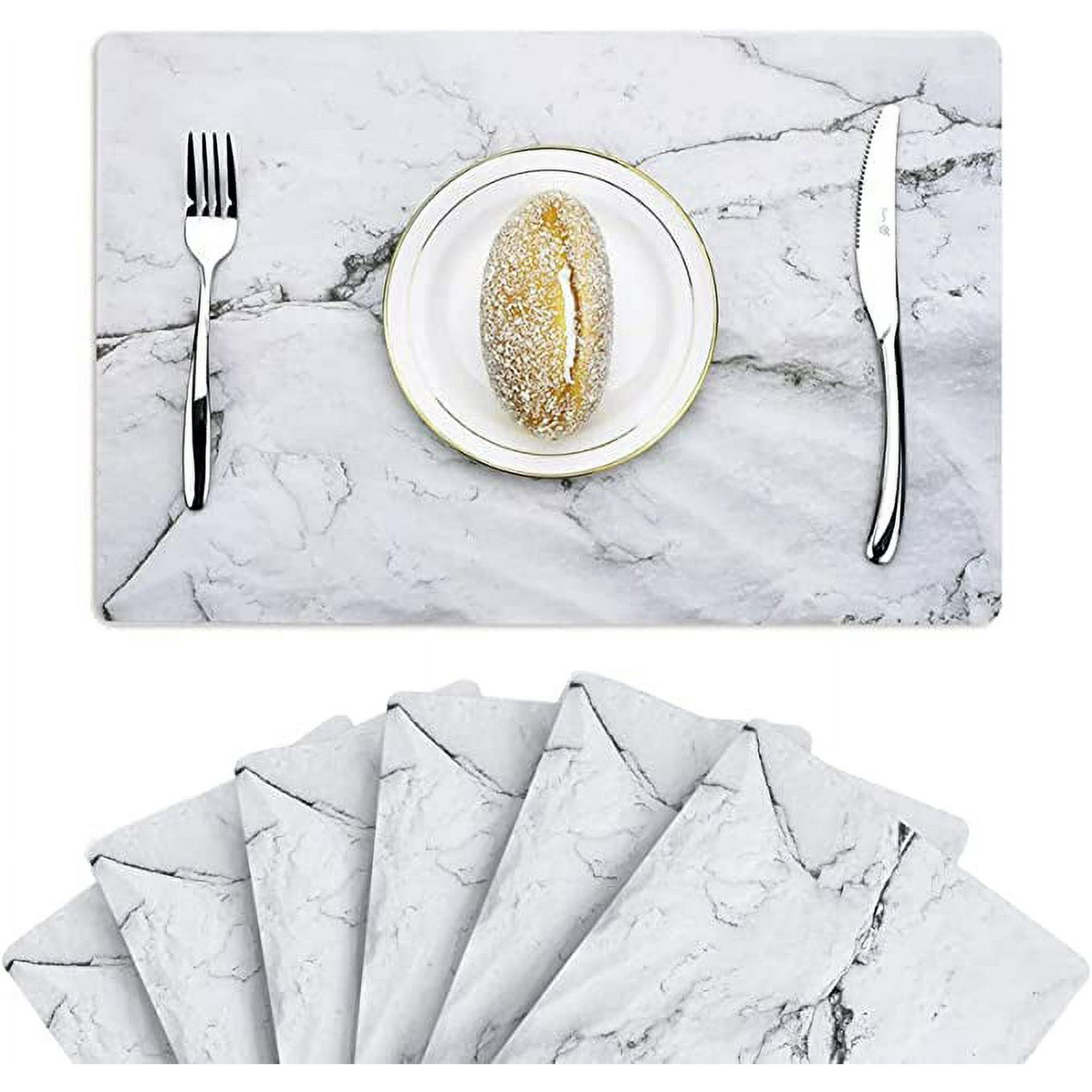 Click here for Nielieping Marble Placemats For Dining Table Set O... prices