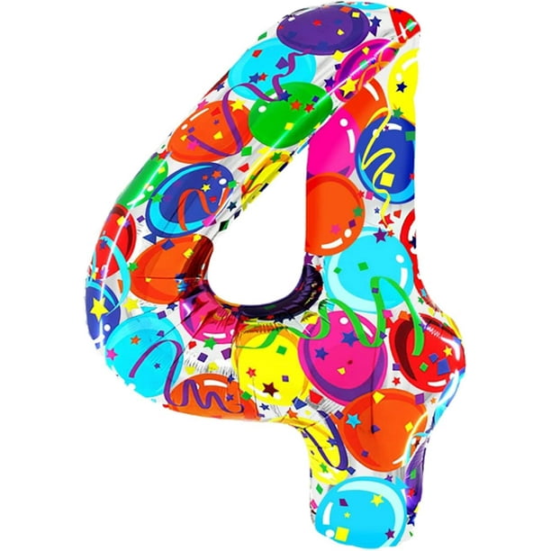 40 inch color digital balloon large aluminum foil helium rainbow ...