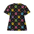Binienty Scrub Tops with 2 Pockets for Women, Breathable Short Sleeve V ...