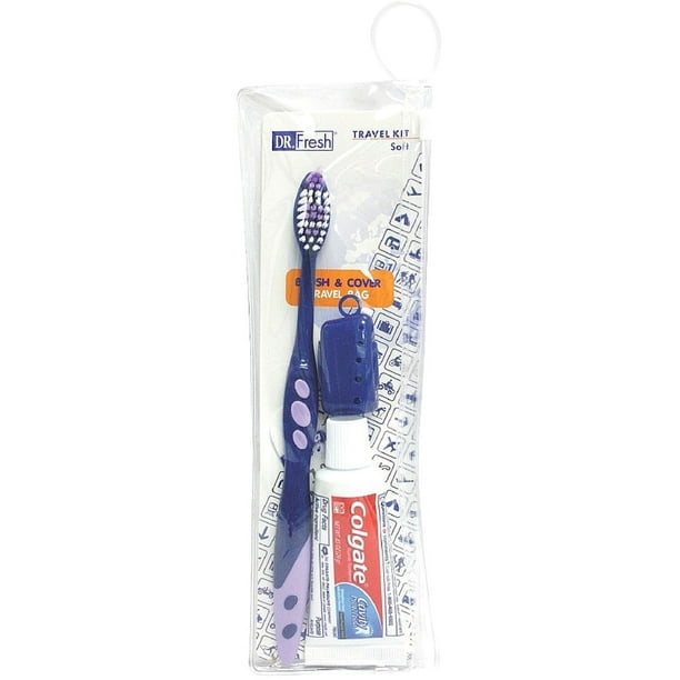 Dr. Fresh Toothbrush Travel Kit 1 ea (Pack of 3) - Walmart.com ...