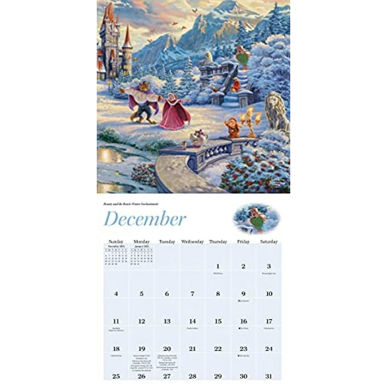 Thomas Kinkade Disney Dreams Collection 2022 Wall Calendar