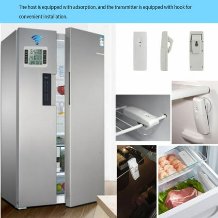 Hotel Wireless Thermometer Bedroom Button Operating Temperature Meter ...