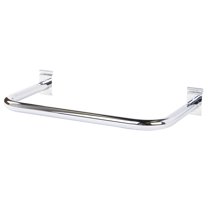 SSWBasics U-Shaped Chrome Hangrail for Gridwall - Grid Wall Accessory ...