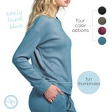 Hello Mello CuddleBlend Lounge Sweater Long Sleeve Relaxed Loose Fit ...