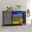 Dextrus 55-75 Gallon Fish Tank Stand with Electrical Sockets & RGB ...