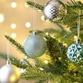 Christmas Tree Decorations Ornament Set, 50ct 2 Inches Light Blue ...