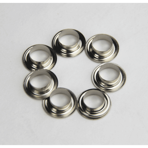 Shatex 1/4" Silver Metal Snap Grommets 50pack - Walmart.com - Walmart.com