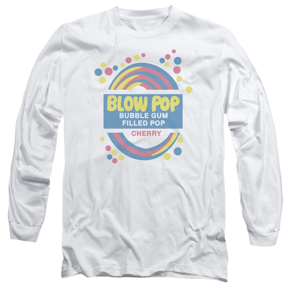 Tootsie Rollblow Pop Label Ls Adult 181 White Md
