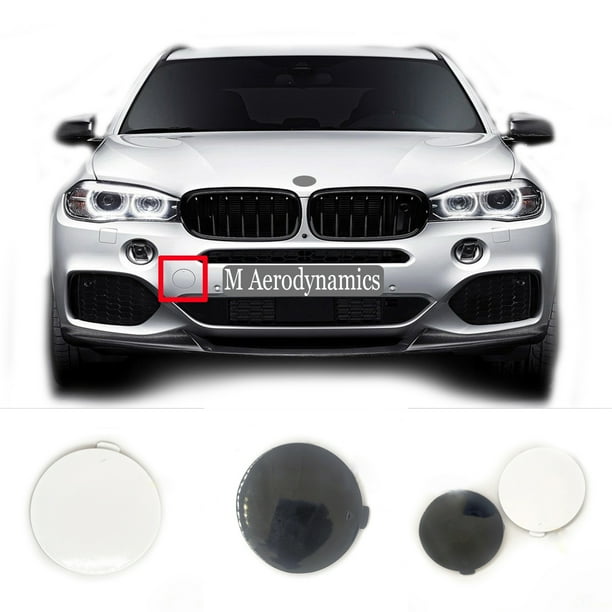 Trimla Front Tow Cover for 14-18 BMW X5 F15 M-Sport Fit 25dX 28iX 30dX ...