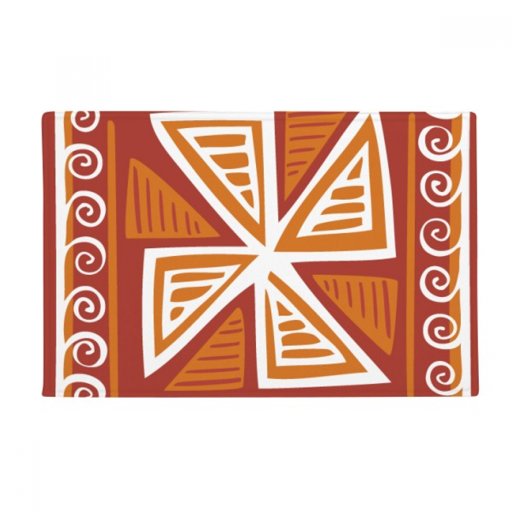 Brown Windll Mexico Totems Ancient Civilization Ground Mat Non Slip