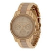 Michael Kors Women's Ritz Rose Gold-Tone Chronograph Watch MK6307 ...