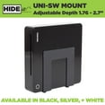 HIDEit Mounts Uni-SW Adjustable Small Wide Electronic Device Wall Mount ...