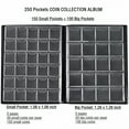 CCOCC 2026 New 250 Pocket Coin Collection Album Coin Storage Book for ...