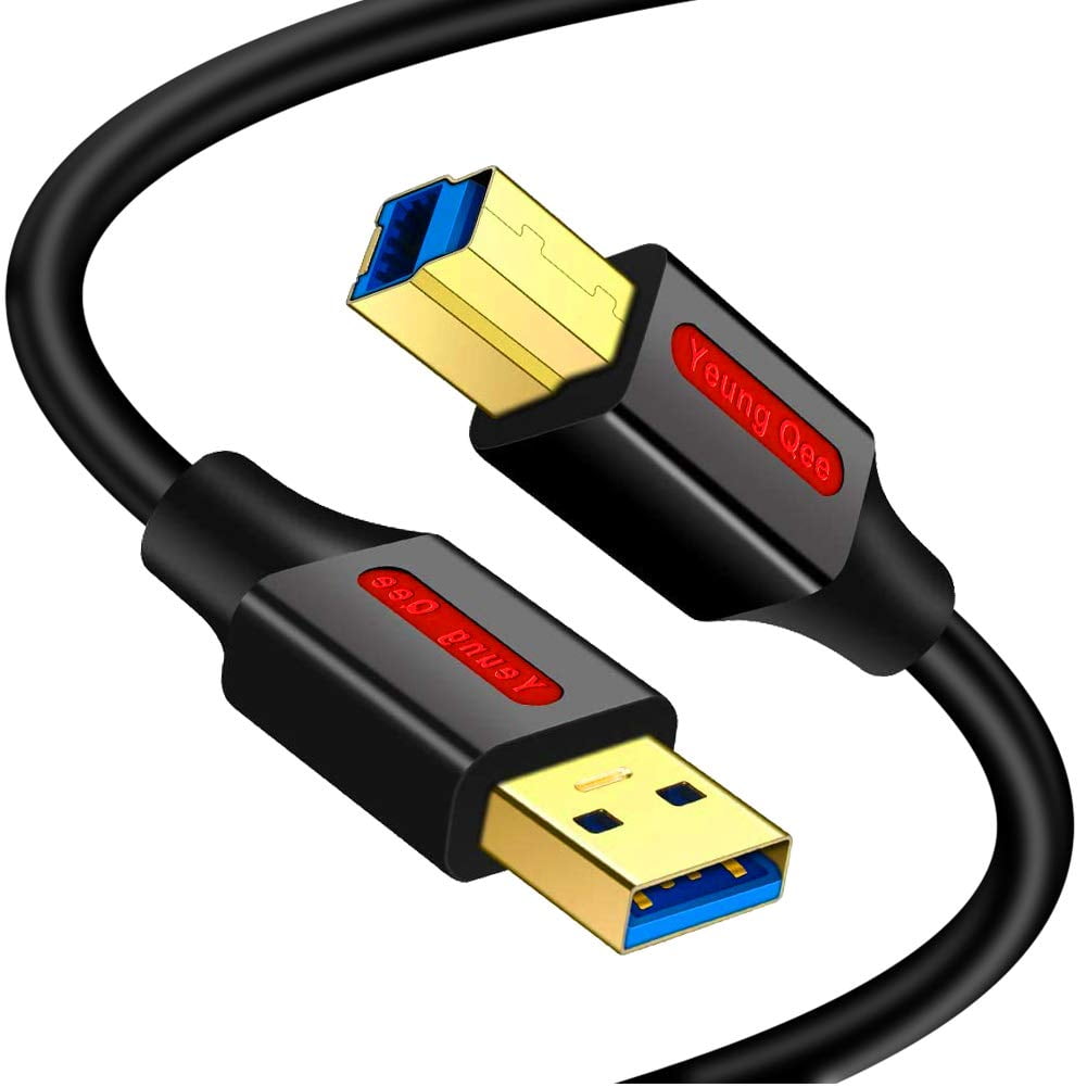USB 3.0 Cable A Male to B Male 25 ft,Superspeed USB 3.0 Type A to B ...