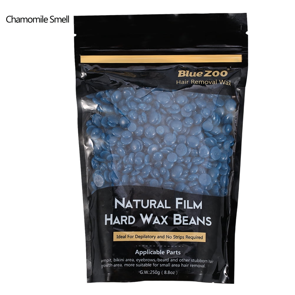 Blue Zoo 250g Natural Film Body Hair Removal Hard Wax Beans Depilatory ...