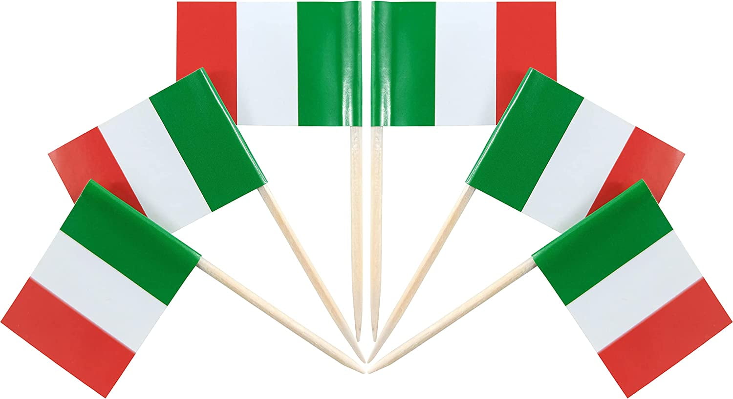 Italy Toothpick Flag Italian Small Mini Cupcake Topper Flags,100 pcs ...