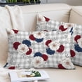 4 of July Throw Pillow Cover 16 x 24 Inch Decorative Pillow Cover ...