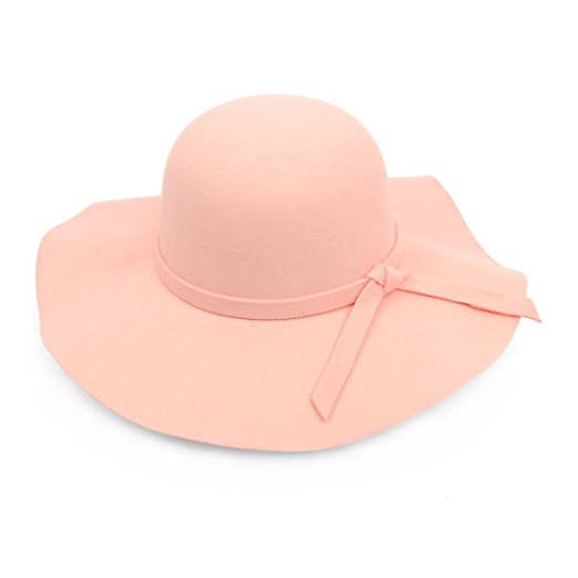 Bowknot Wide Brim Floppy Hat - Walmart.com