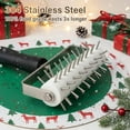 Pizza Dough Docker Roller Stainless Steel, Pin Puncher Dough Hole Maker ...