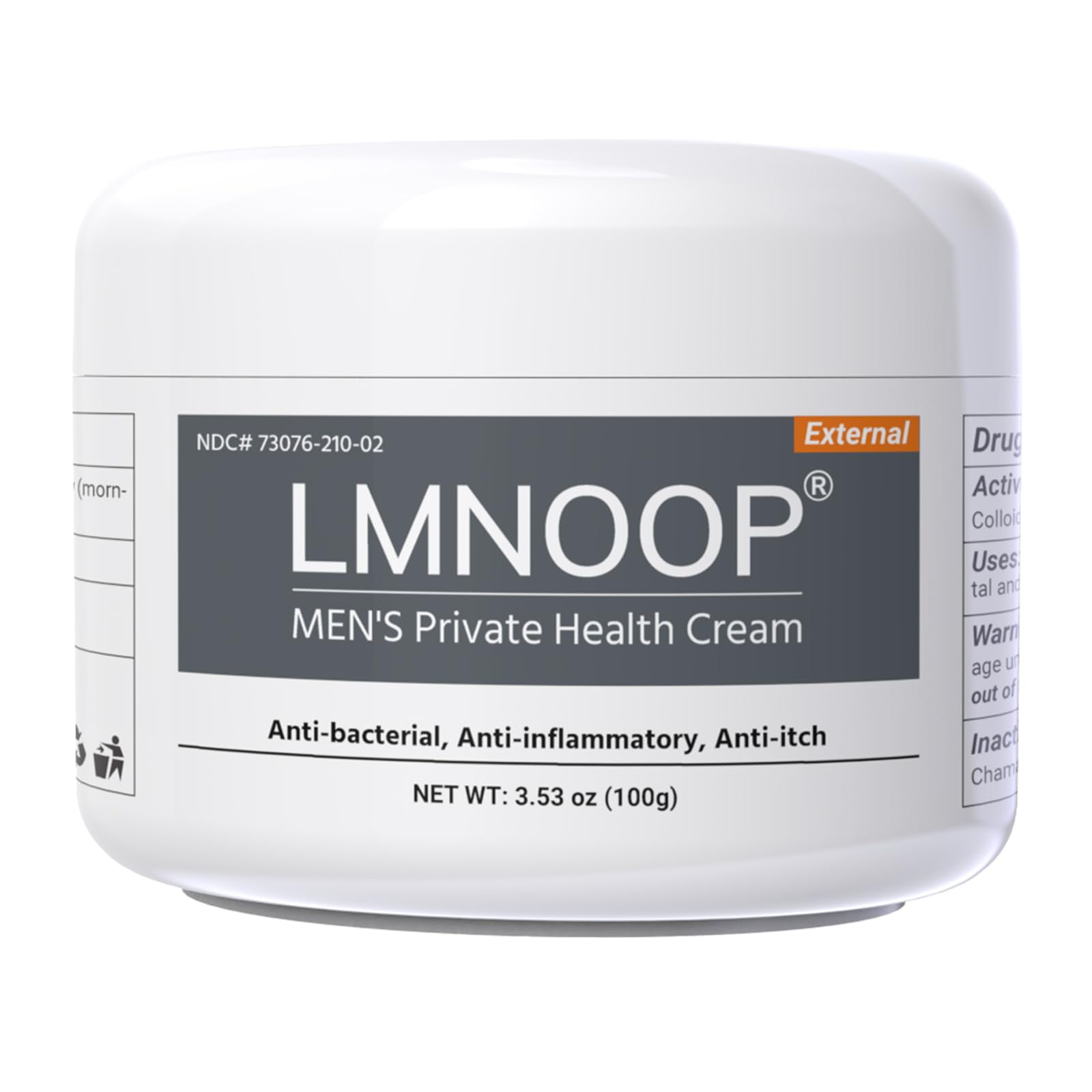 Crema de salud íntima LMNOOP para hombre, tratamiento de balanitis, 100 ...