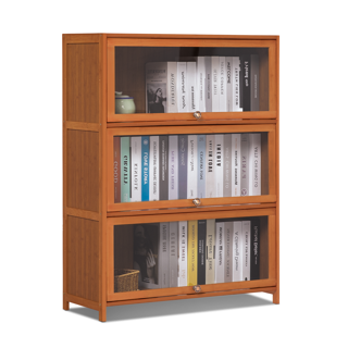 Kingfisher Lane 3 Shelf Bookcase in Dark Brown - Walmart.com