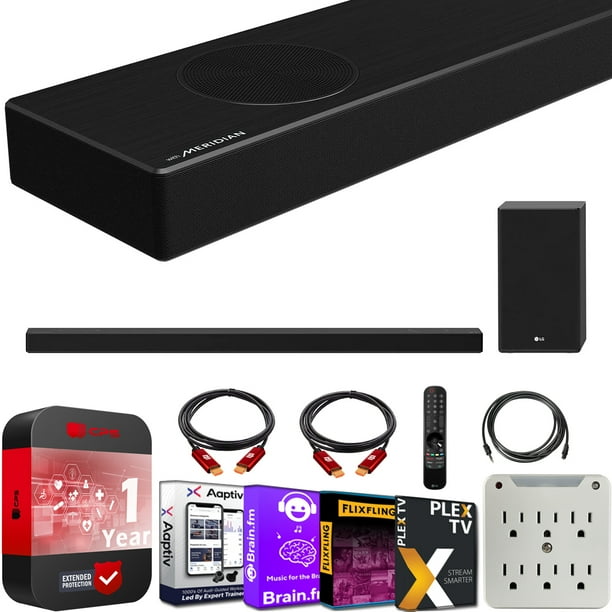 LG SP9YA 5.1.2 Channel Sound Bar with Dolby Atmos & DTS Virtual:X and ...