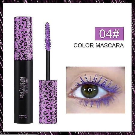 Cross-border Color Mascara, Female Fiber, Long Curl, Lasting No ...