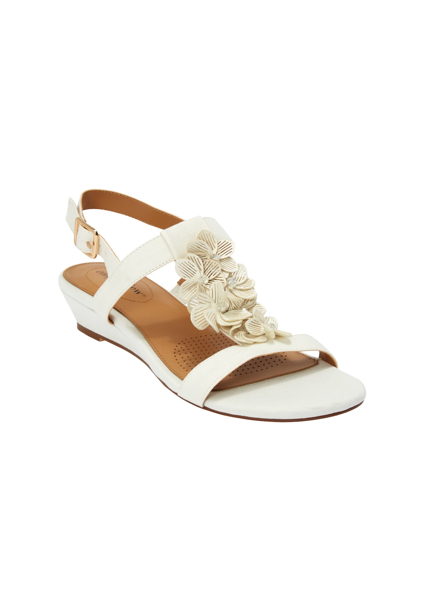 Comfortview Women's Wide Width The Carina Slingback Sandal - Walmart.com