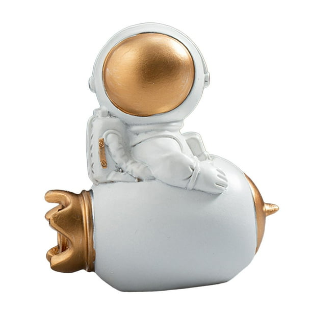 Astronaut Statue Sculpture Creative Resin for Table Themed Party ...