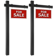 Mayne Woodhaven 22" x 8" x 57" Traditional Black Polyethylene Address ...