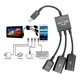 Cable Adaptador Macho Usb 3 En 1 For Viaje Otg Micro Usb Hub | Bodega ...