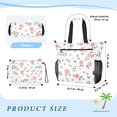 Beach Tote Bag with Waterproof Wet Pocket & Detachable Pouch for Pool ...