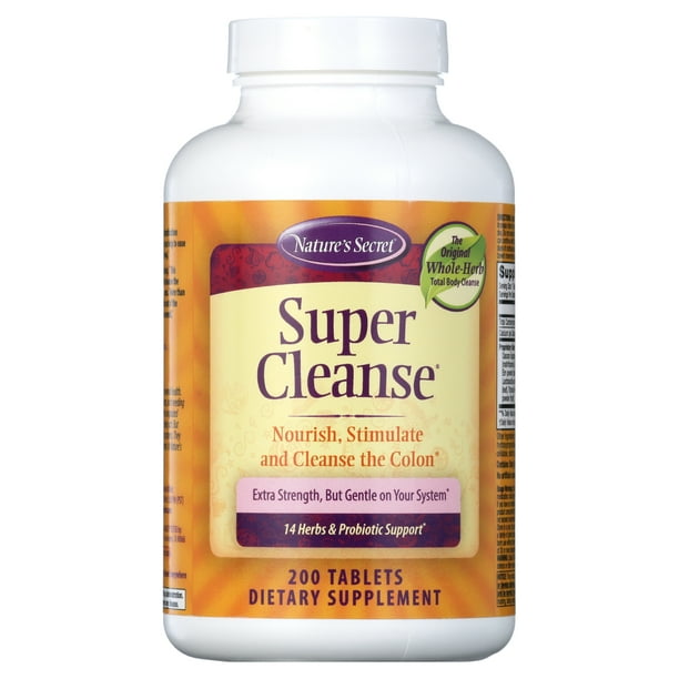 Nature's Secret Super Cleanse Capsules, 200 Ct - Walmart.com