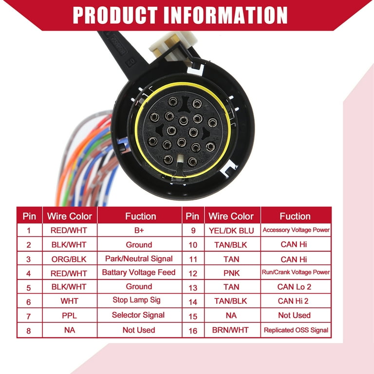 6L80 6L80E 6L90 6L90E Transmission External WIRE HARNESS, 44% OFF