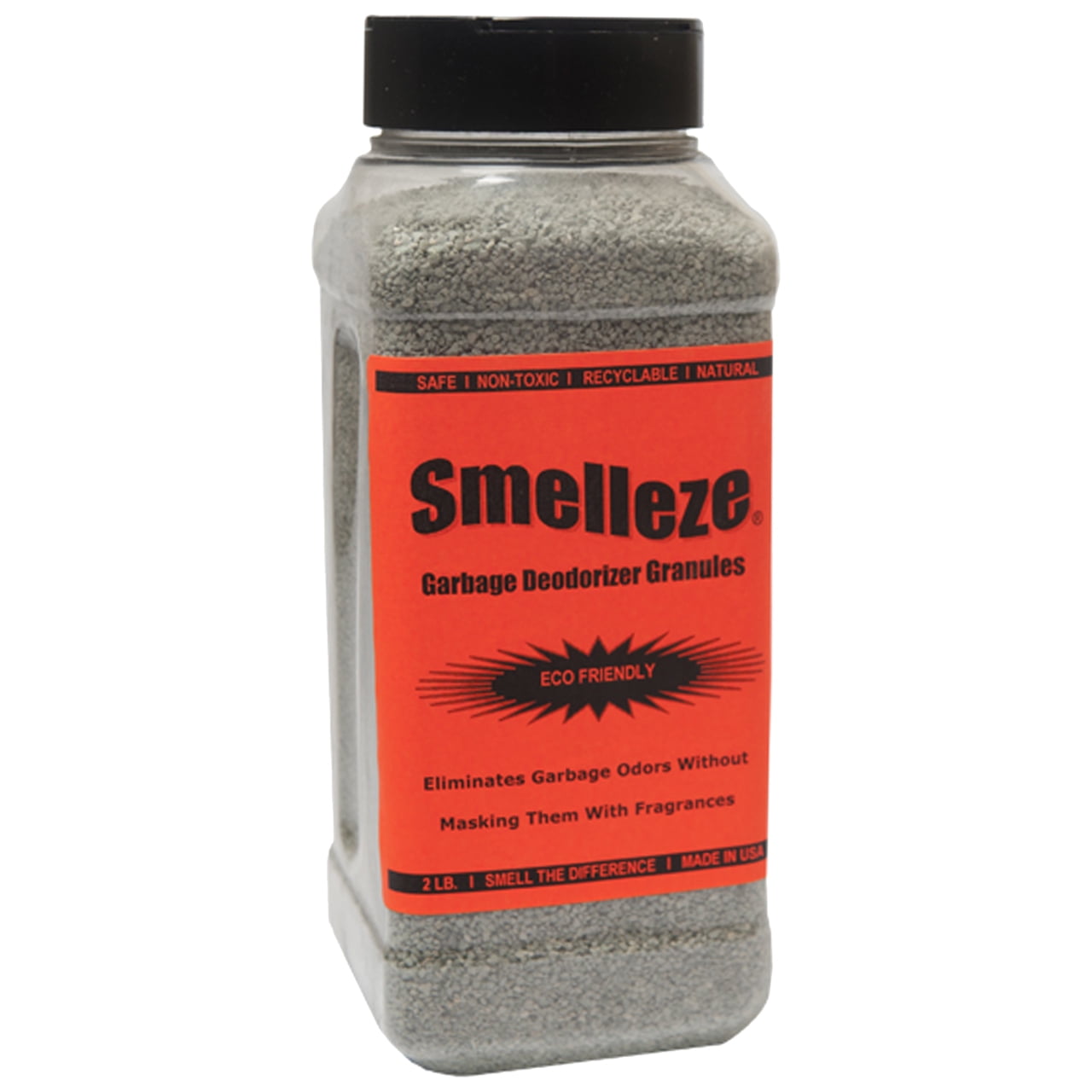 SMELLEZE Natural Garbage Smell Removal Deodorizer: 2 lb. Granules Rids ...