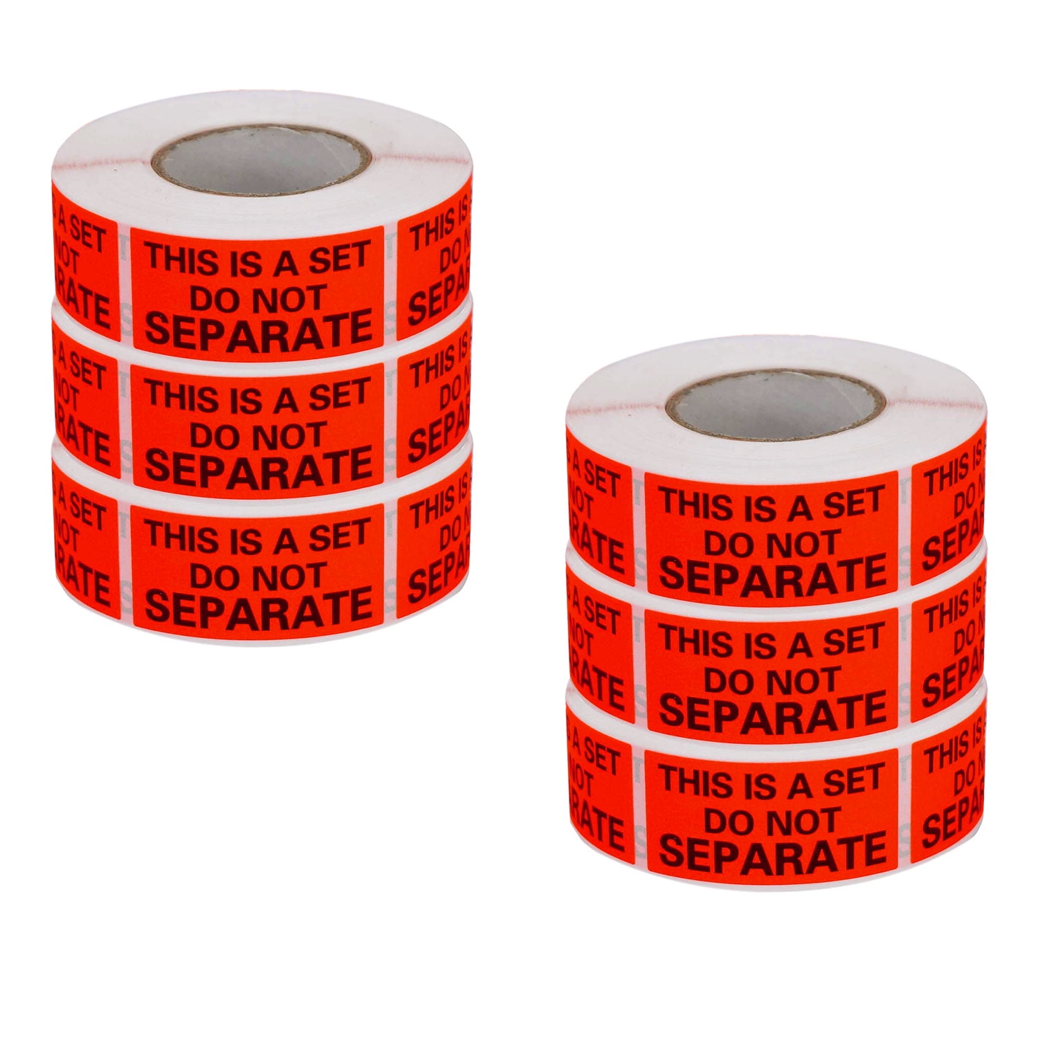 This is a Set Do Not Separate Labels, Fluorescent Orange FBA Packing ...