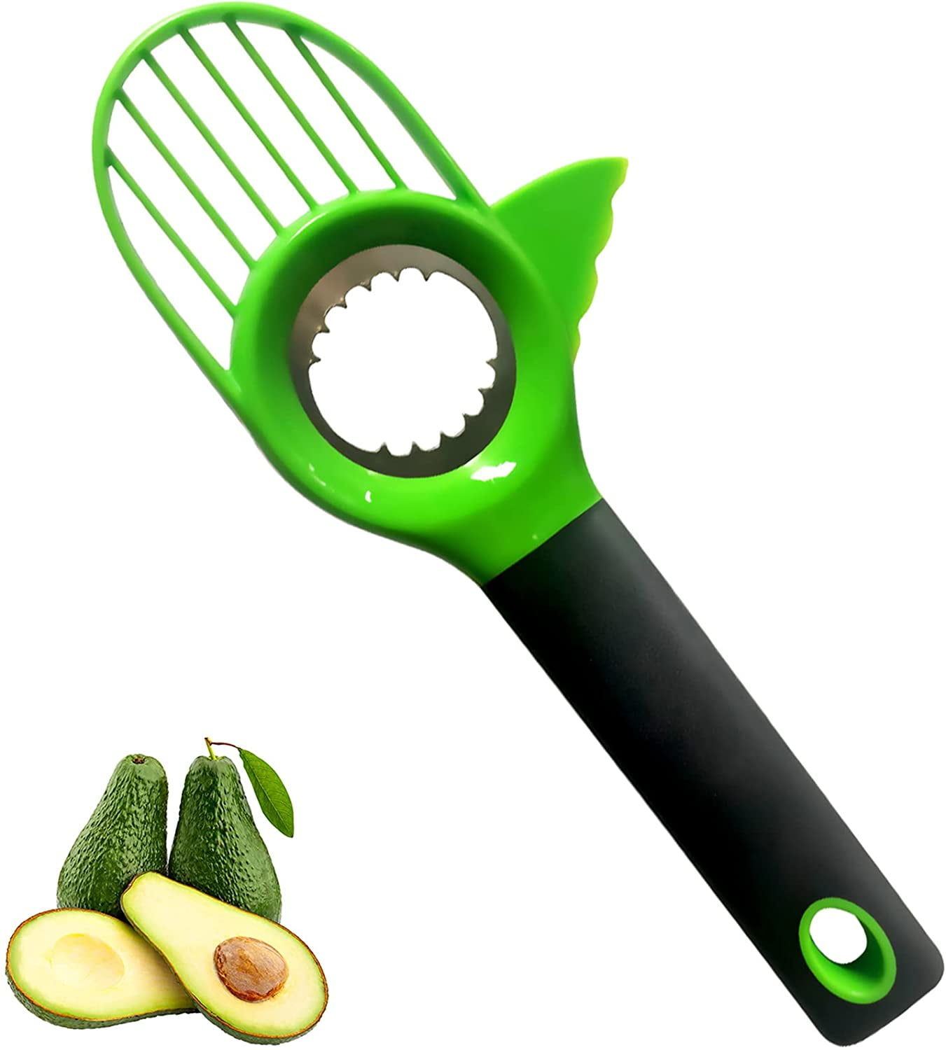 Avocado Slicer Tool 3 In 1 with Good Grip Handle, BPA Free ...