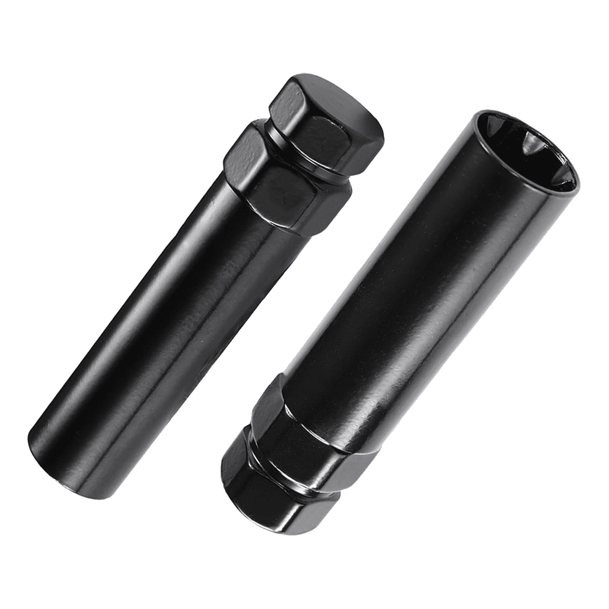 7 Spline Lug Nut Key 6 Spline Lug Nut Socket Removal Tool 2 PCS Dual Hex Drive Aftermarket Wheel Lock Key Replacement Walmart