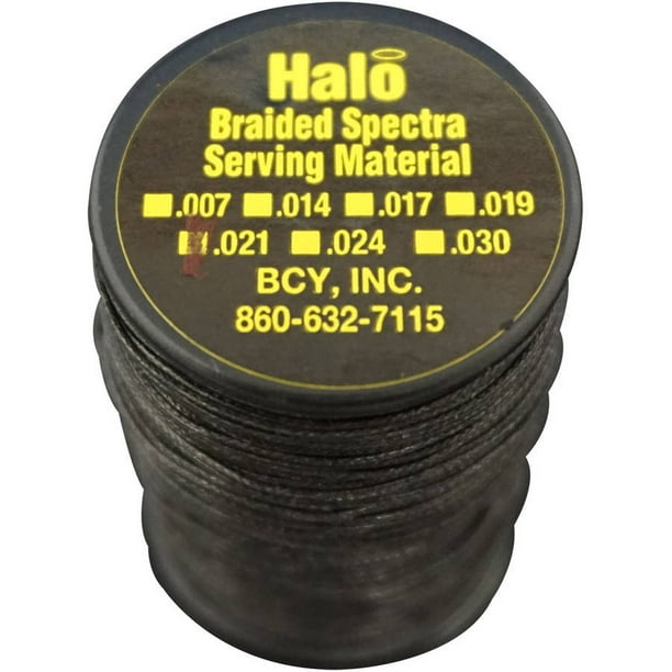 BCY Halo Serving, Black, .021, 75 Yards - Walmart.com