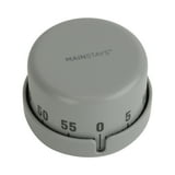 Mainstays Analog Kitchen Timer, 60-Minute Countdown Timer with Loud ...