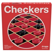 Point Games Classic Checkers Board Game - Interlocking Pieces with ...