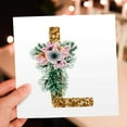3drose, Pink Poinsettia Image of Gold Glitter Christmas Monogram ...