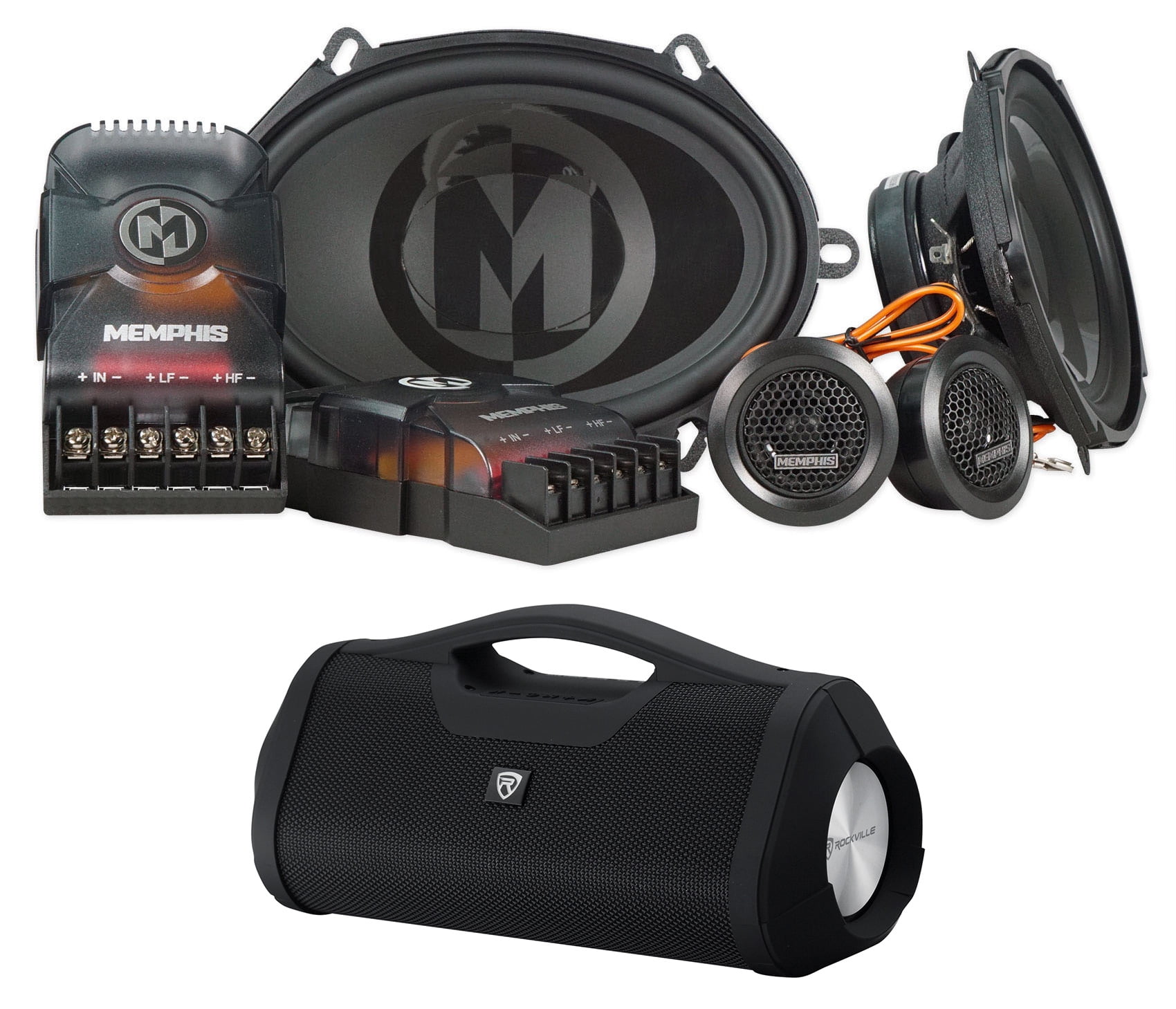 Memphis Audio PRX570C 5x7" or 6x8" 100 Watt Component Car Speakers ...