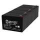 12V 9Ah Compatible Battery for APC Back-UPS NS1250, NS 1250 - 4 Pack ...