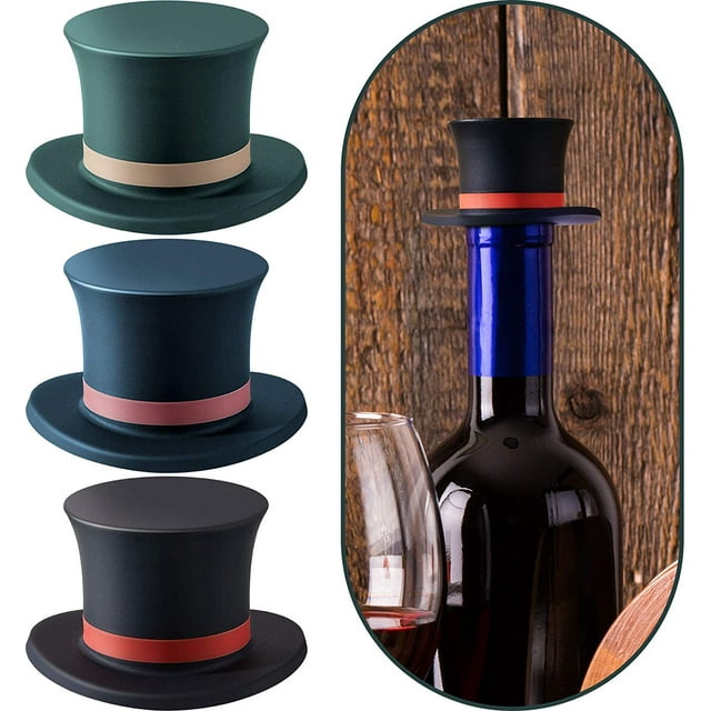 SPRING PARK Silicone Bottle Caps, Reusable Rubber Wine Bottle Stoppers ...