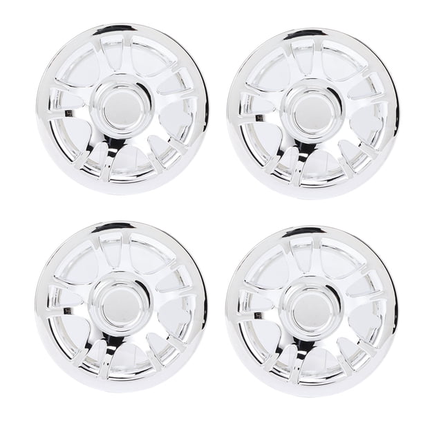 4 Pcs 8 Inch Golf Cart Hub Caps Chrome Plated Wheel Covers Rim ...