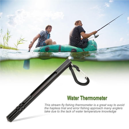 Outdoor Metal Fly Fishing Water Stream Metal Water Thermometer ...