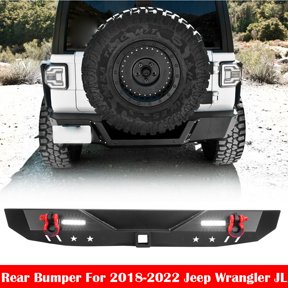 Vijay Steel Rear Bumper For 2018-2024 Jeep Wrangler JL/JLU w/D-ring and ...